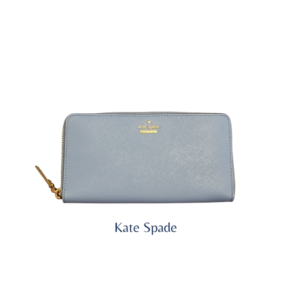 kate spade | Bags | Kate Spade Zip Around Long Wallet Euc | Poshmark
